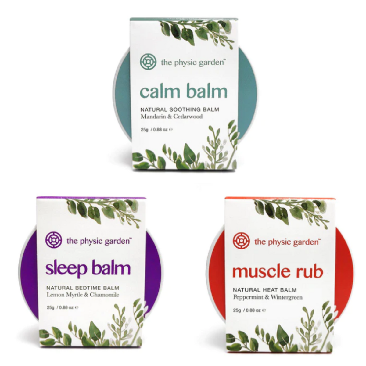 Natural Balms by The Physic Garden – The Self Soothe Box