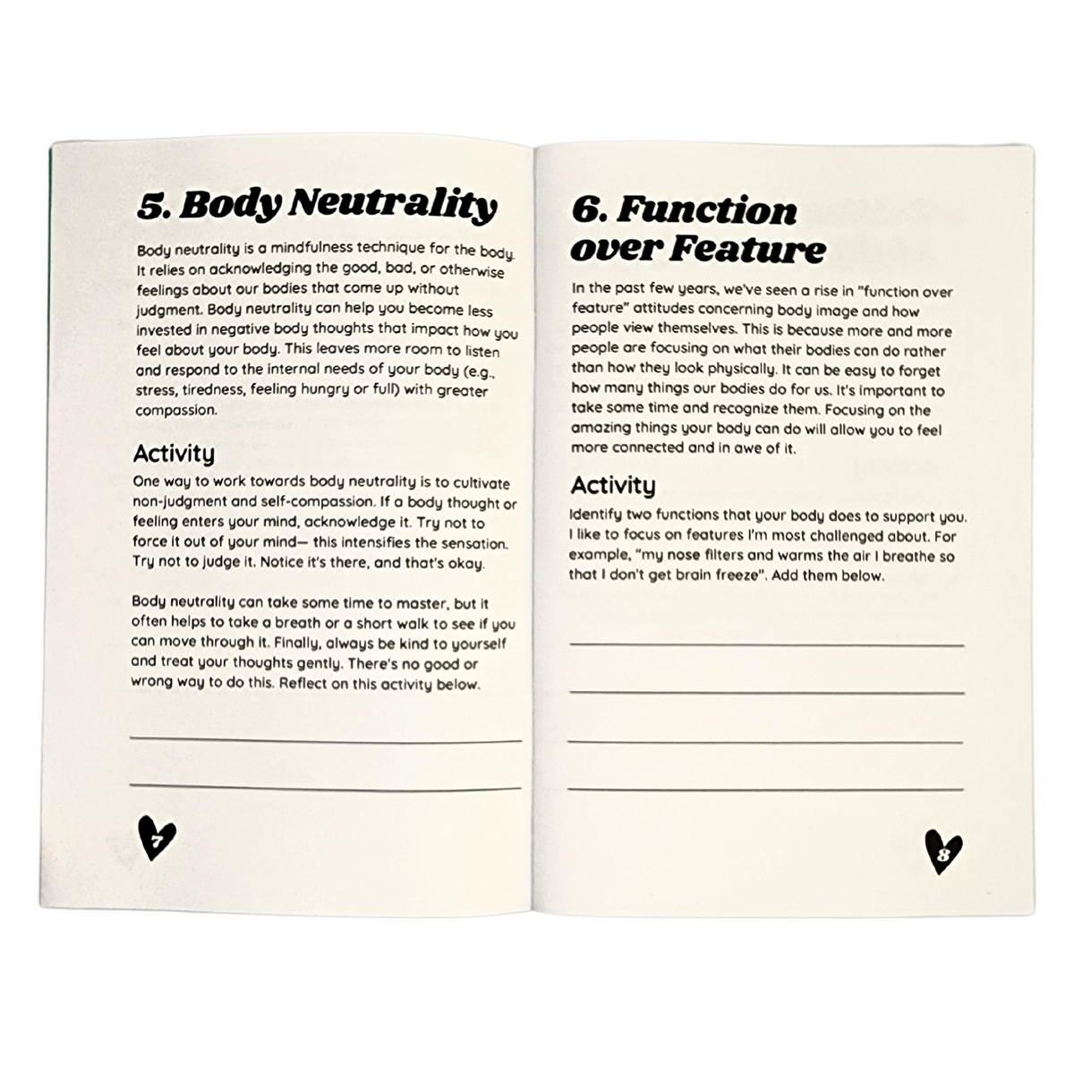 My Body: 30 Activites To Improve Body Image – The Self Soothe Box